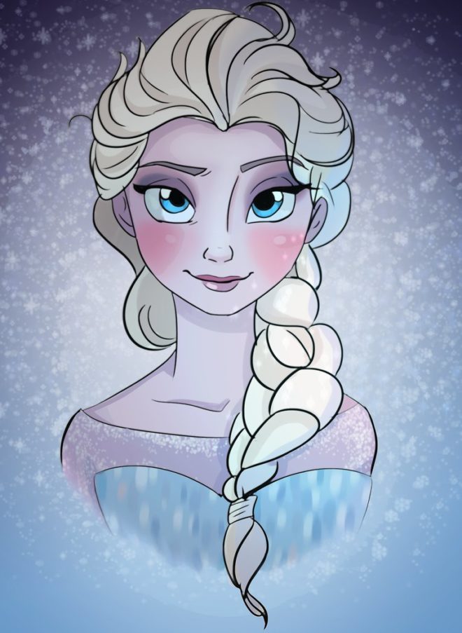 Эльза из мультфильма «Холодное сердце» (35 фото) 🔥